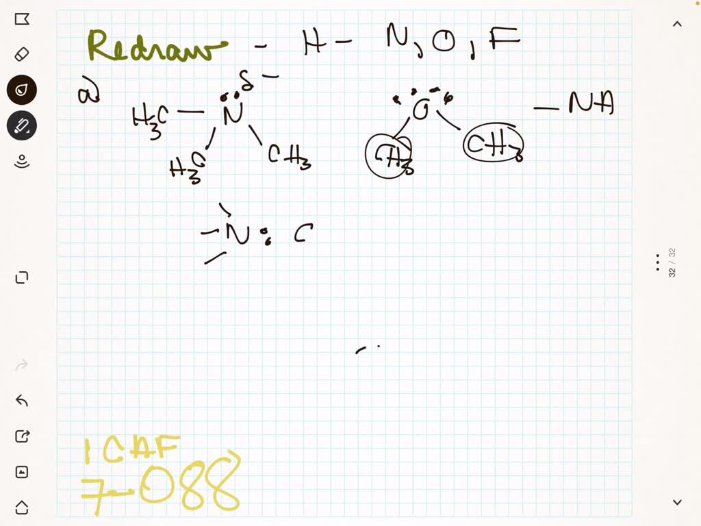 SOLVED:For each of the compounds in Question 11 that form hydrogen bonds, draw a diagram of the ...
