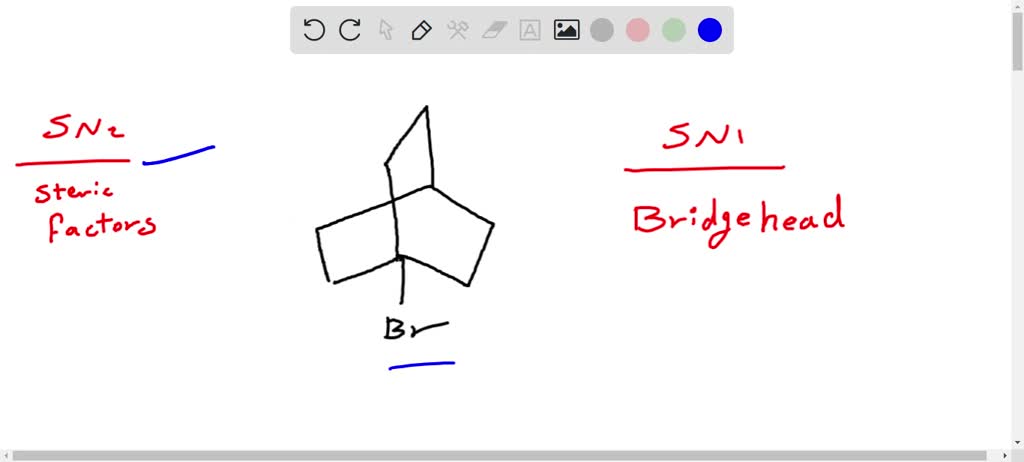 SOLVED:The following tertiary alkyl bromide does not undergo a ...