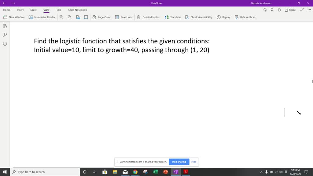 SOLVED:In Exercises 23-26, find the logistic function that satisfies the given conditions ...