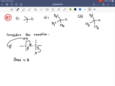 SOLVED:Identify correct reactivity order for E2 reaction with alcoholic KOH