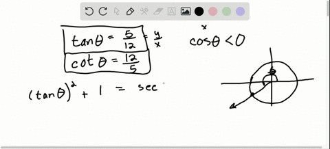 SOLVED:In Exercises 23-34, find the exact value of each of the remaining trigonometric functions ...