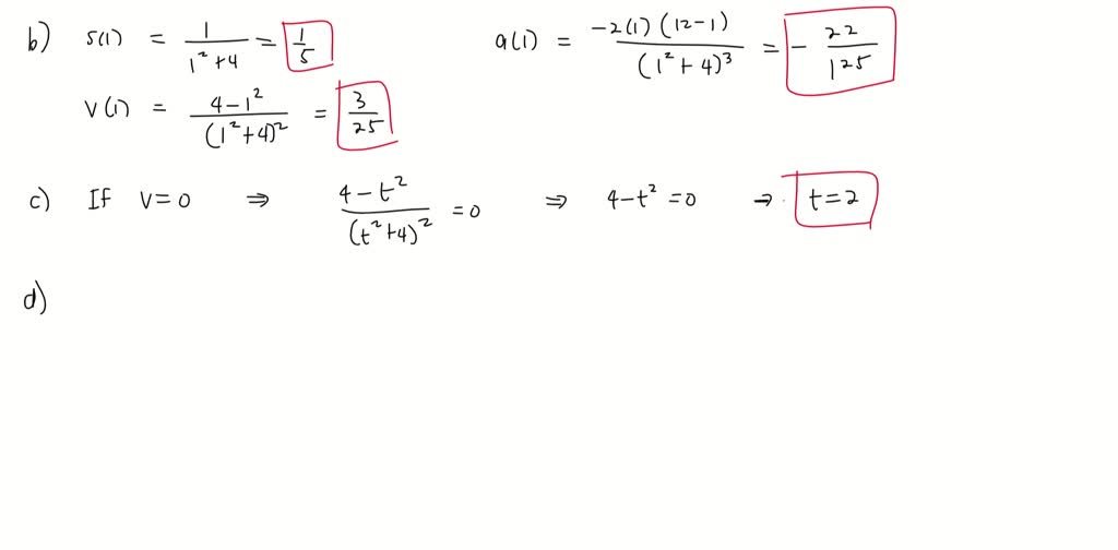 SOLVED:The function s(t) describes the position of a particle moving along a coordinate line ...
