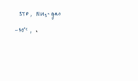 SOLVED:The normal boiling point of ammonia, NH3, is 233°C, and its ...