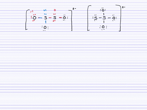 ⏩SOLVED:Below are two different Lewis structures for the thiosulfate ...