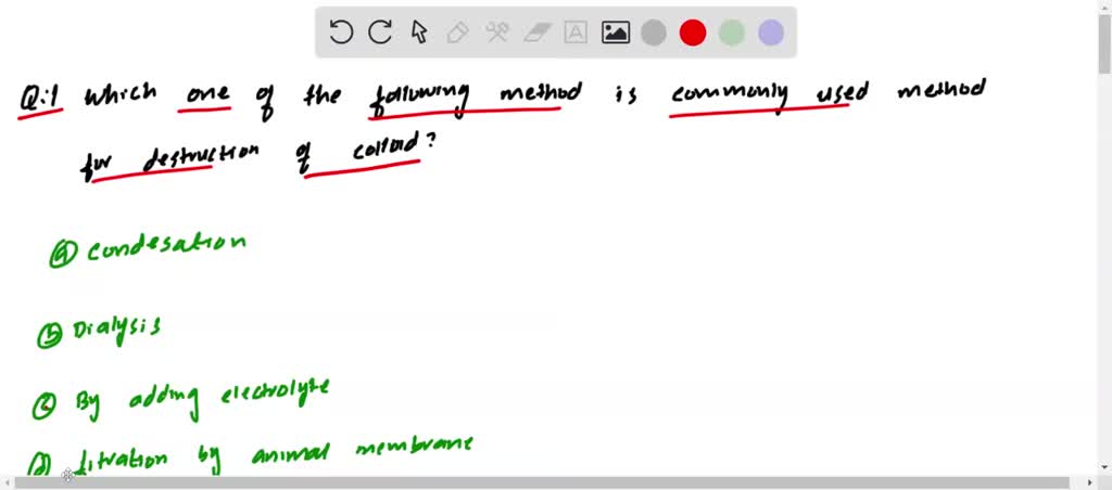 ⏩SOLVED:Which one of the following method is commonly used method ...