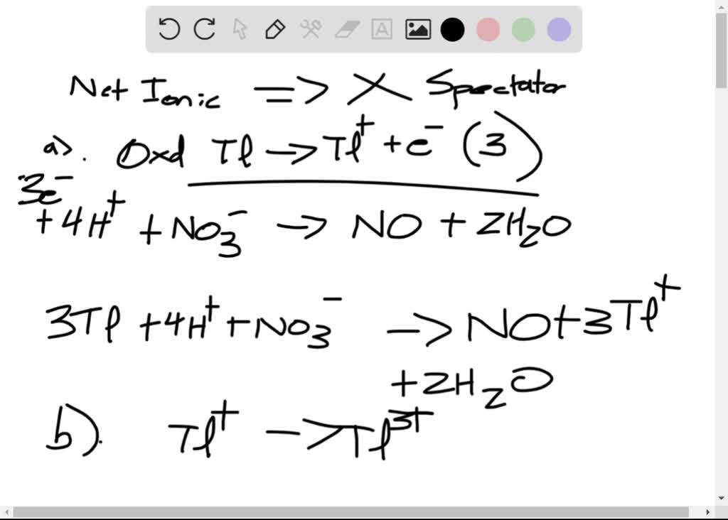 SOLVED:Some metals, such as thallium, can be oxidized to more than one ...