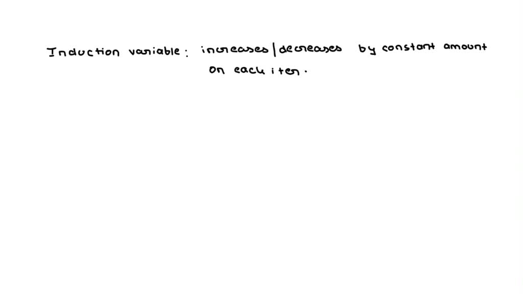 SOLVED:Find the induction variable from the following code: A=-0.2 B=A+ ...