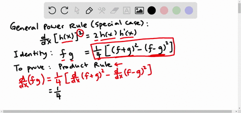 SOLVED:Let f(x), g(x), and h(x) be differentiable functions. Find a formula for the derivative ...
