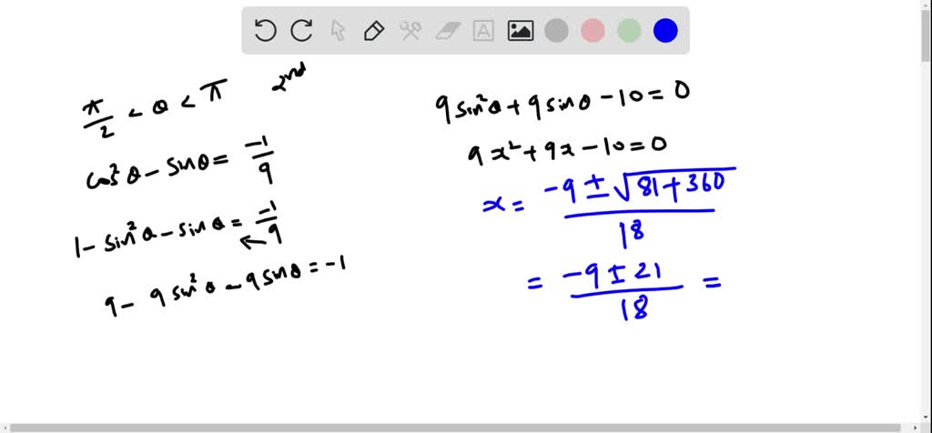SOLVED:Let θbe the measure of an angle, in radians, in standard ...