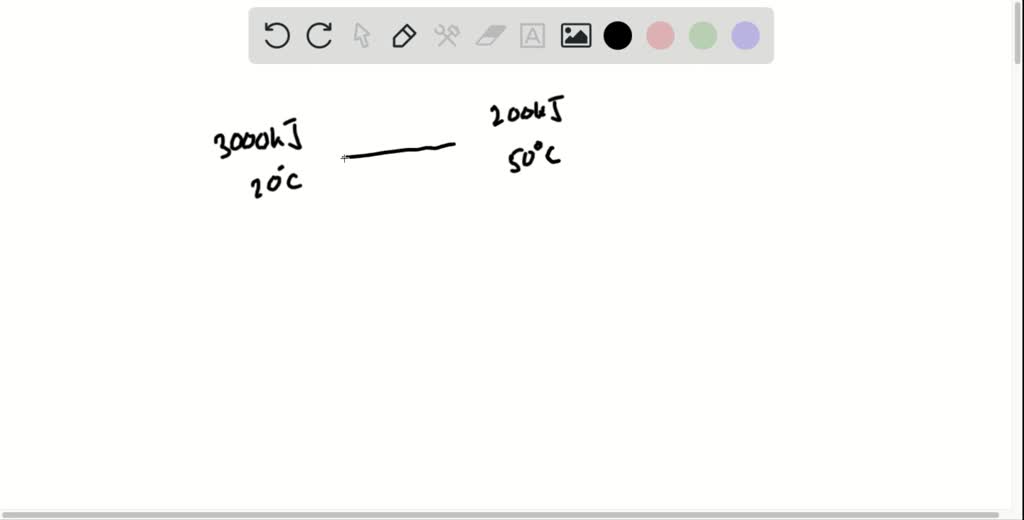 Consider two closed systems A and B. System A contains 3000 kJ of thermal energy at 20^∘ C ...