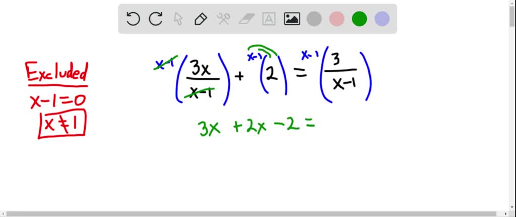 SOLVED:For the following exercises, solve each rational equation for x ...