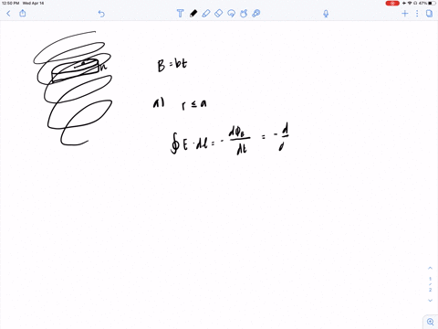 SOLVED:A conducting disk with radius a, thickness h, and resistivity ...