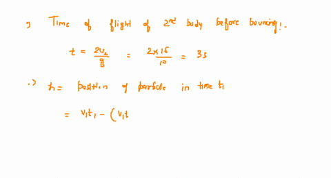 SOLVED:Two bodies are projected vertically upwards with speeds 20 m s^-1 and 15 m s^-1 ...