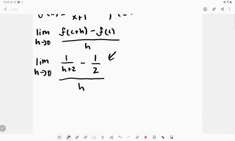 SOLVED:(Difference quotients) Let f be a function and let c and c+h be ...