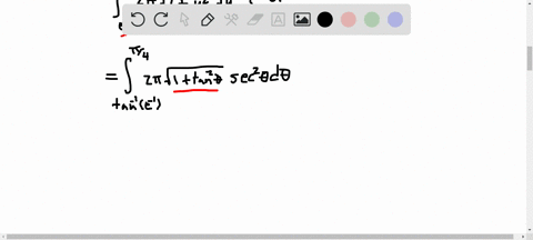 SOLVED:Compute the surface area of revolution about the x -axis over ...