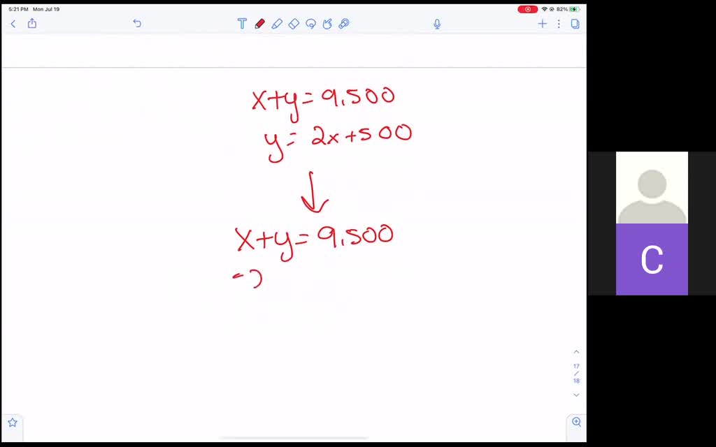 SOLVED:In the following exercises, translate to a system of equations and solve the system ...