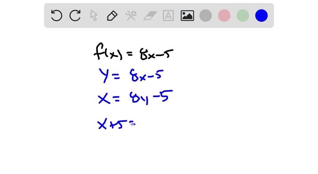 ⏩SOLVED:Find the inverse of the given function by using the process… | Numerade