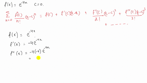 SOLVED:Finding a Taylor Series In Exercises 5-16 use the definition of ...