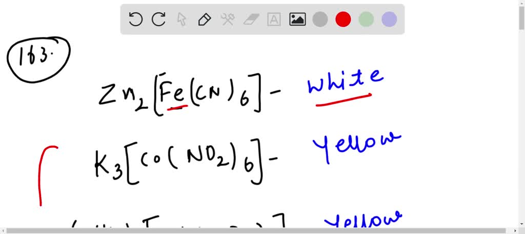 SOLVED:Which of the following compounds is not colored yellow? (a ...