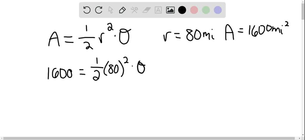 SOLVED:This exercise involves the formula for the area of a circular ... SOLVED:This exercise involves the formula for the area of a circular ...