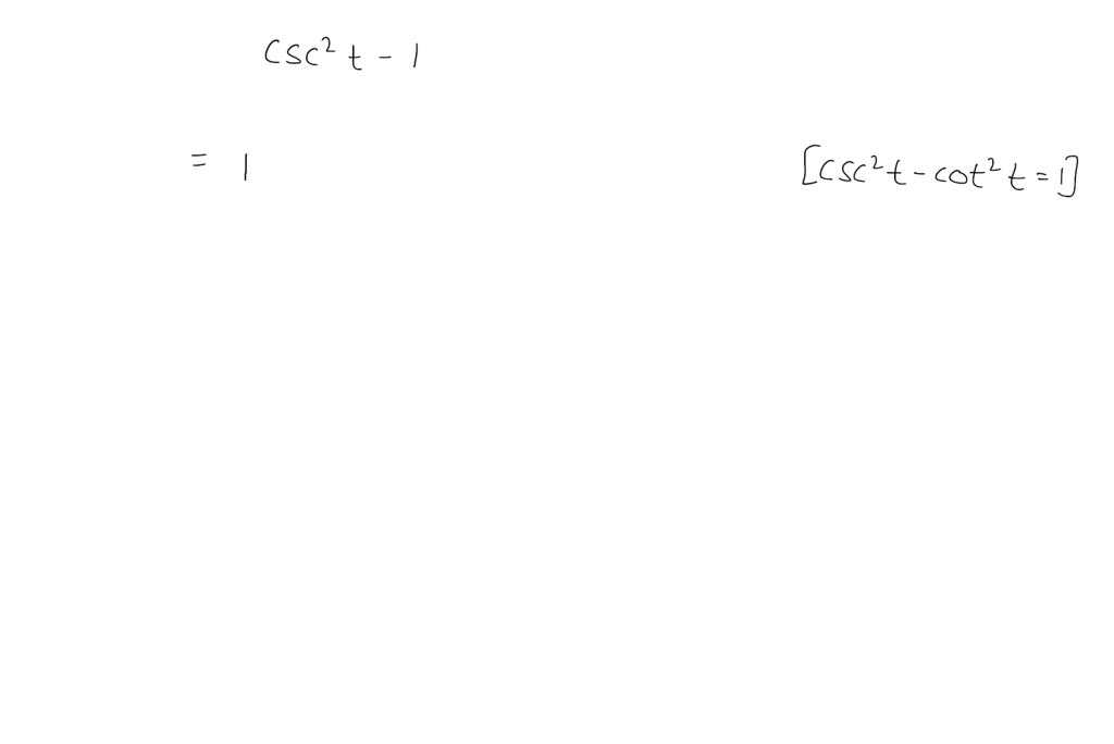 SOLVED: Each expression simplifies to a constant, a single function, or a power of a function ...