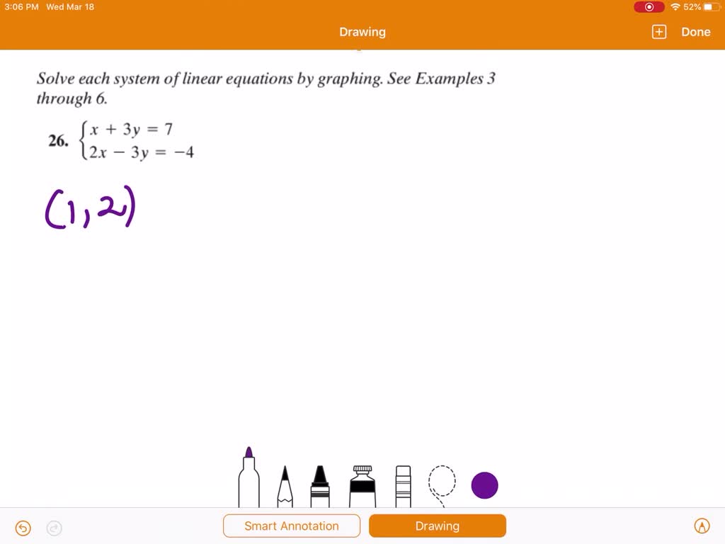 SOLVED Solve Each System Of Linear Equations By Graphing See Examples solved-solve-each-system-of-linear-equations-by-graphing-see-examples