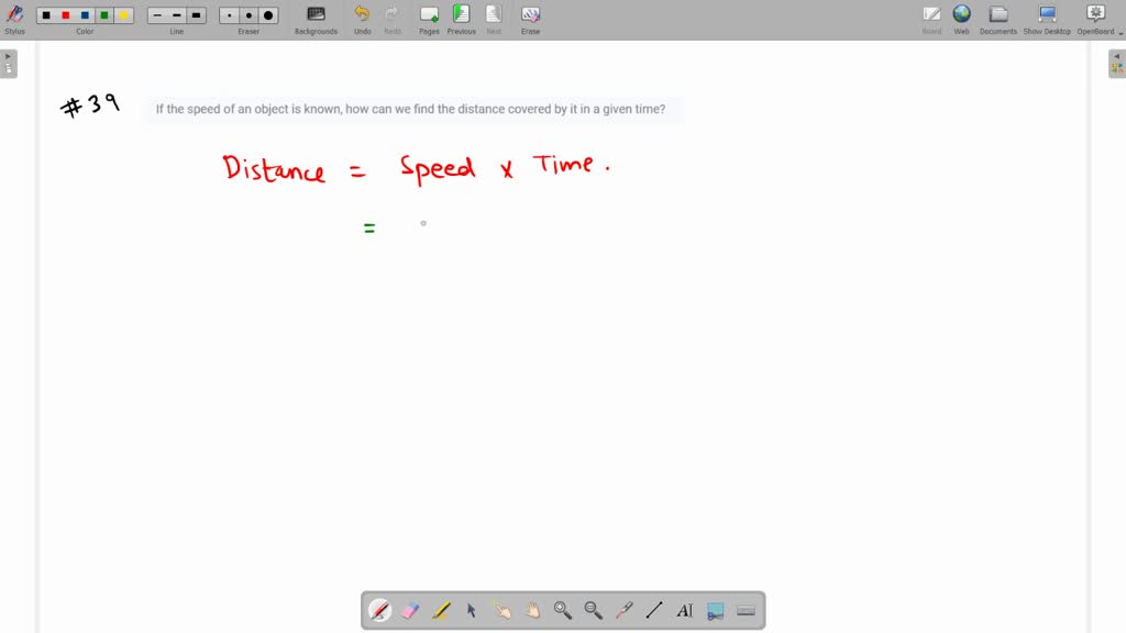 ⏩SOLVED:If the speed of an object is known, how can we find the… | Numerade