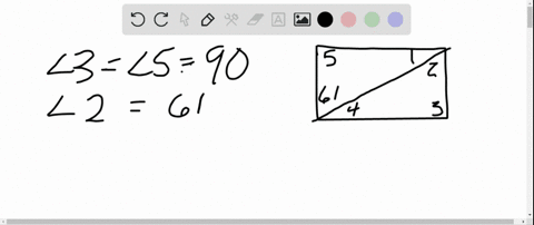 SOLVED:Find the measures of the numbered angles in each rectangle ...