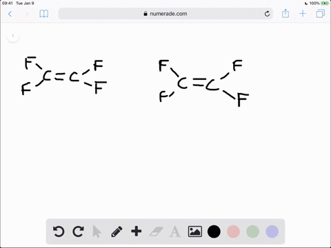 SOLVED: Teflon is an addition polymer formed from the monomer shown ...