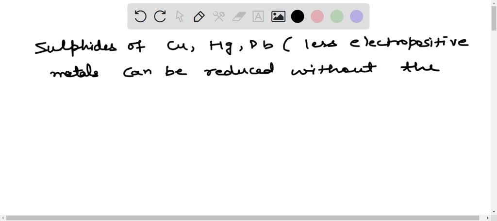 ⏩SOLVED:Auto-reduction process is used for the extraction of: (1) Cu ...