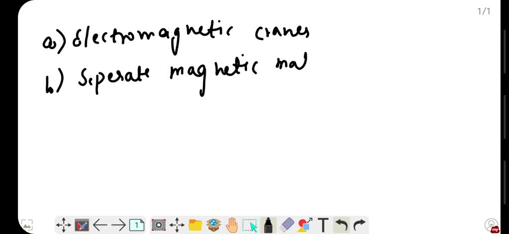 ⏩SOLVED:Write the uses of electromagnets. | Numerade