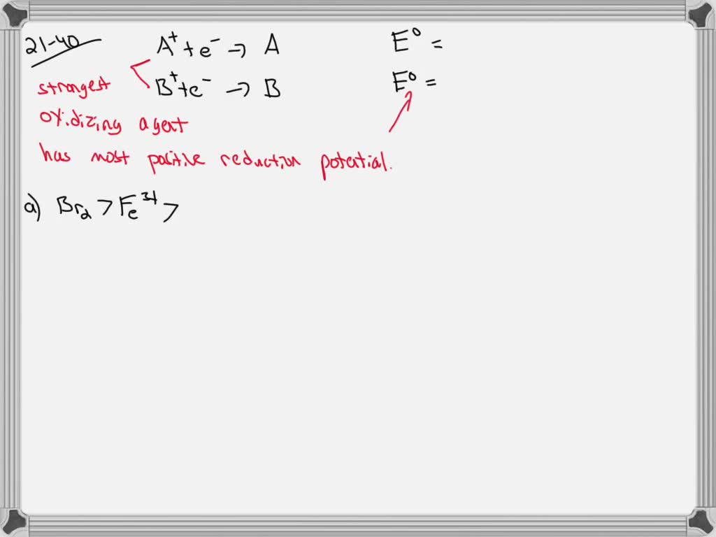 chem 13.PNG Search Use the emf series to arrange the following species ...