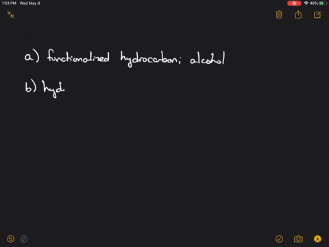 SOLVED:Classify each organic compound as a hydrocarbon or a ...