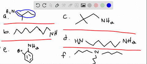 SOLVED:Draw a structural formula for each amine. (a) 2 -Butanamine (b ...