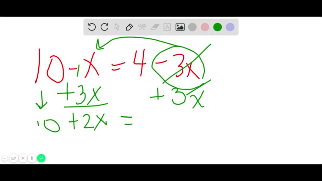 SOLVED solve The Given Equation If The Equation Is Always True Or Has