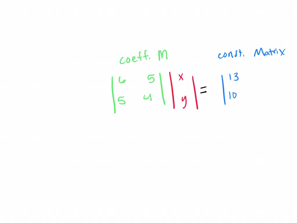 ⏩SOLVED:Write each linear system as a matrix equation in the form AX ... ⏩SOLVED:Write each linear system as a matrix equation in the form AX ...