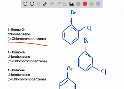 SOLVED:Three products with the molecular formula C6 H4 BrCl form when ...