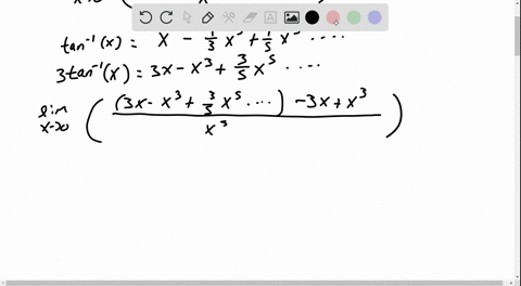 ⏩SOLVED:Evaluate the following limits using Taylor series. limx →0 ...
