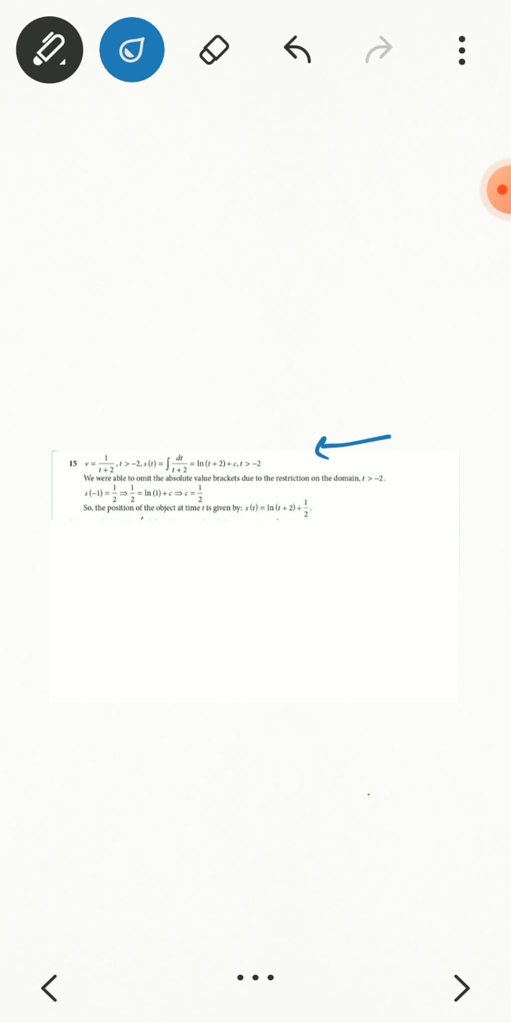 SOLVED:The velocity and initial position of an object moving along a ...