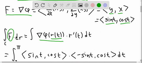 SOLVED:Evaluating line integrals Use the given potential function φof the gradient field 𝐅 and ...
