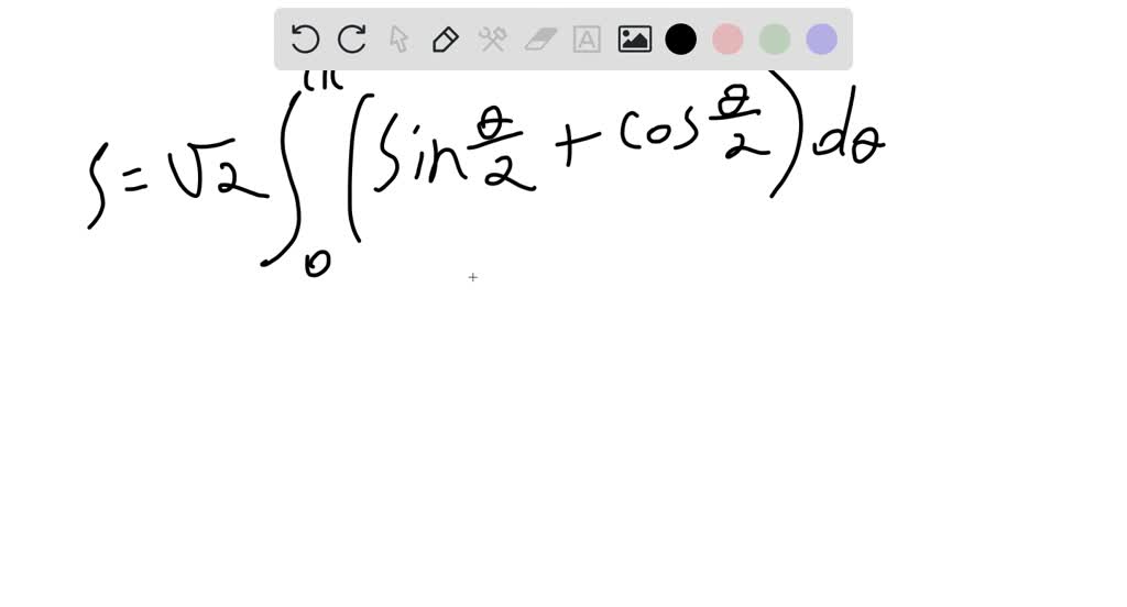 SOLVED:Find the length of the arc over the given interval or the length of the closed curve. r ...
