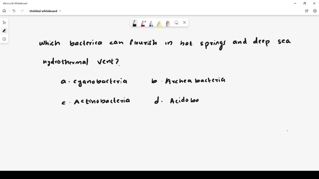 SOLVED: Las arqueobacterias se caracterizan por habitar en ambientes ...