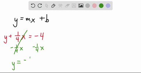 SOLVED:Suppose you wanted to graph the equation y=-4 x-1. a. Describe ...
