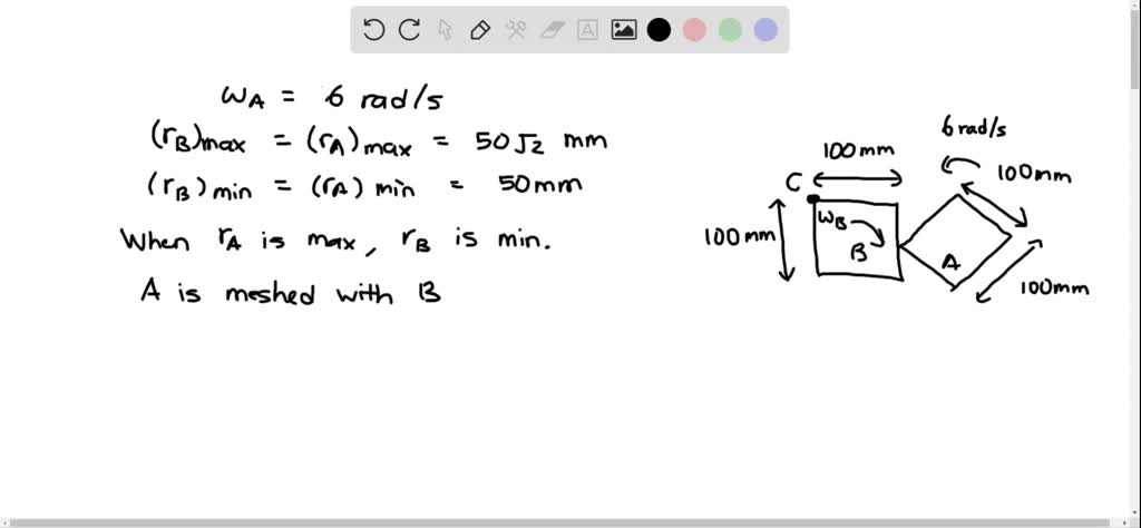 At the instant shown, gear A is rotating with a constant angular ...
