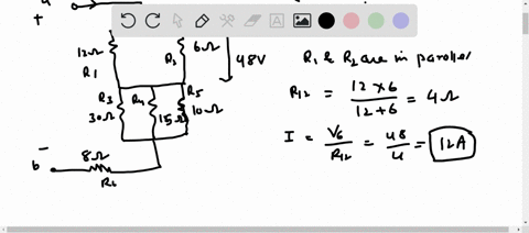 SOLVED:For the circuit shown in Fig. 28-14, find (a) its equivalent ...
