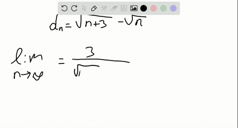 SOLVED:Use the appropriate limit laws and theorems to determine the limit of the sequence or ...