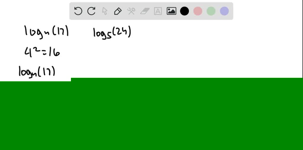 SOLVED Comparing Logarithms Which Is Larger Log 17 Or Log5 24