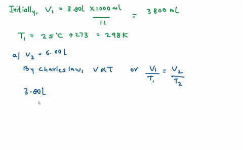 ⏩SOLVED:A sample of argon initially has a volume of 3.80 L at 25^∘… | Numerade