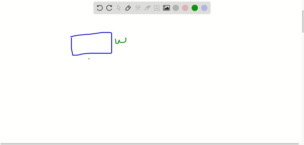 SOLVED:There are two unknowns. GEOMETRY The length of a rectangle is 6 ...