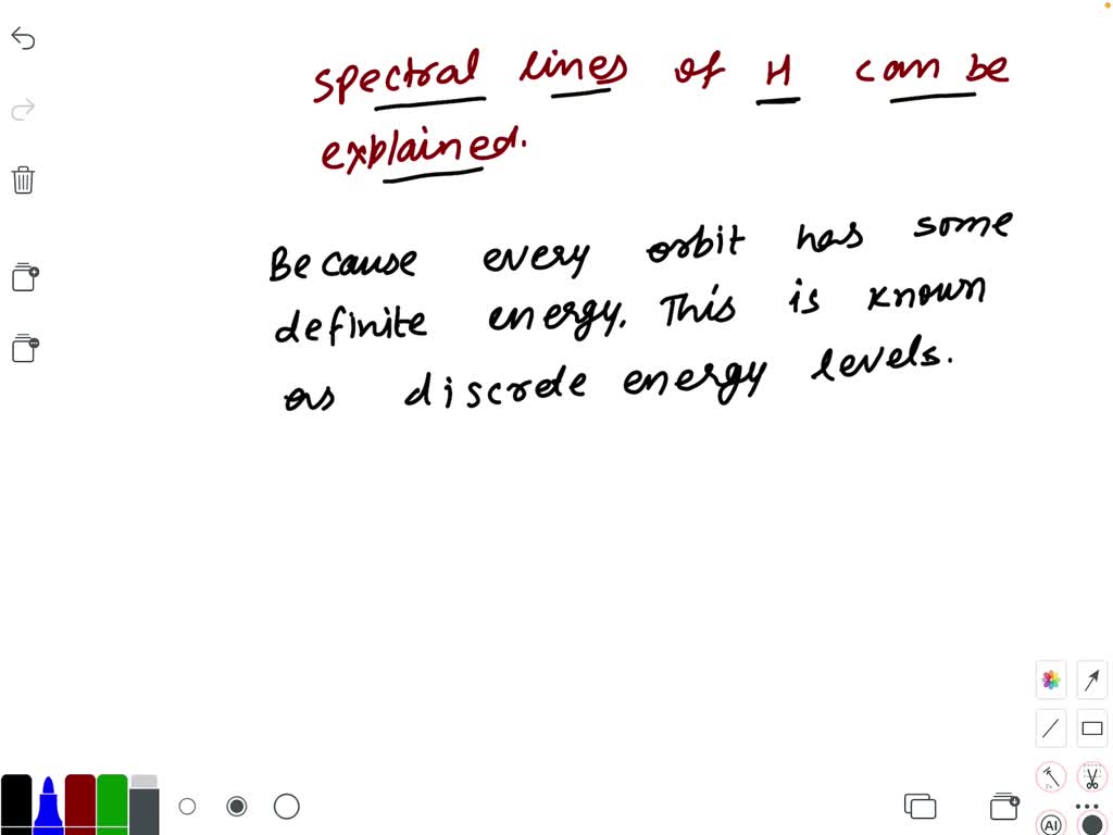 SOLVED:How spectral lines of hydrogen can be explained by Bohr's theory ...